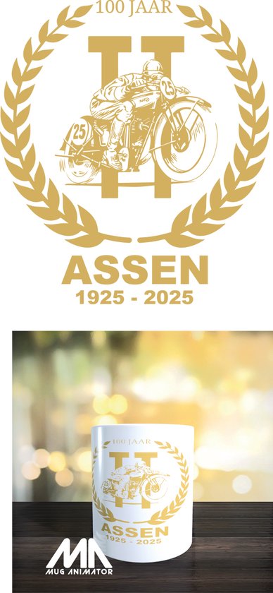 100 jaar TT Assen mok - vaderdag - motorsport | bol