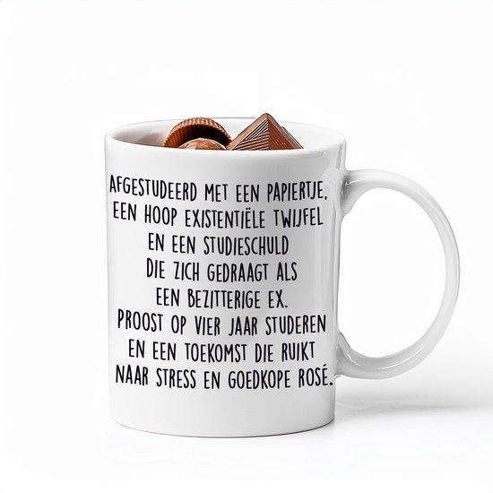 Mok - Geslaagd Stress - Het perfecte cadeau voor het Slagen van je ...