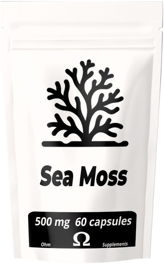 Ohm - Sea Moss 500 mg 60 capsules Per Capsule Vegan - Superfood ...