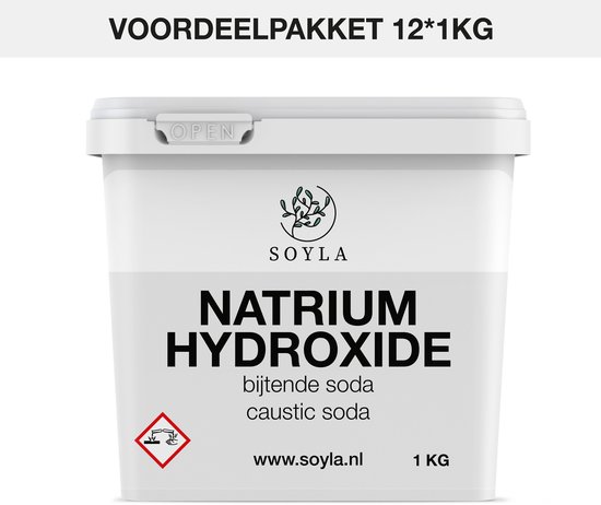 Natriumhydroxide - 12*1 KG - Sodium Hydroxide - Caustic Soda - Bijtende ...