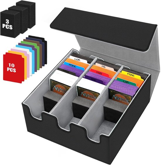 Kaartdeck Box voor 2100+ Kaarten met Magneetsluiting - Geschikt voor ...
