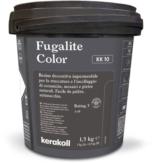 Kerakoll Fugalite Epoxy Voegmiddel KK10 - Kleur 10 Grijs - 1,5 kg ...