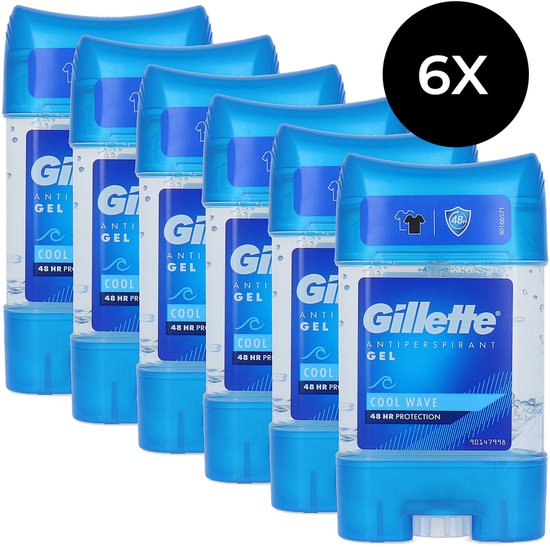 Gillette Cool Wave Deo Stick - 6 x 70 ml | bol