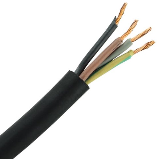 Neopreen kabel H05RR-F 4x0.75 per rol 100 meter | bol