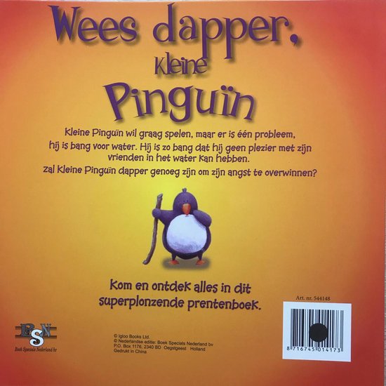 Wees dapper, kleine Pinguin (Softcover prentenboek), Rachel Elliot ...