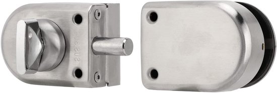 Deurslot voor glazen deur - Dubbel openslaand schuifdeurslot met pons ...