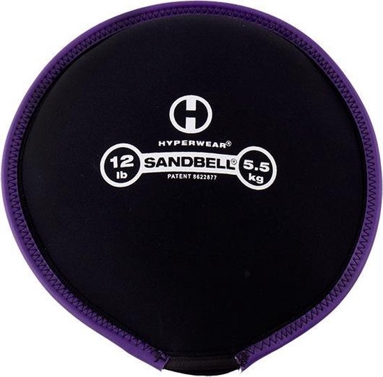 SandBell 5,5 kg (12 lbs) - paars | bol