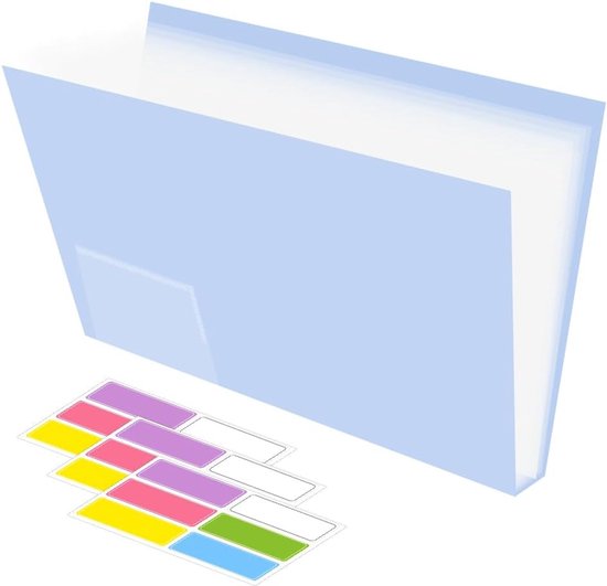 Allecto Plus - Presentatiemap A4-map met doorzichtige hoezen 100 vakken ...