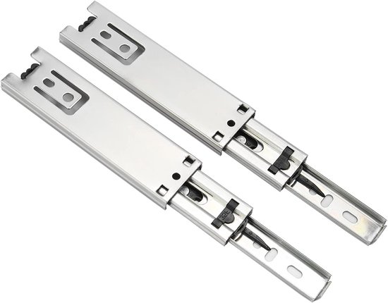 Korte Ladegeleiders 2 Stuks 5in Mini Geleiderail Soft Close Kogellager ...