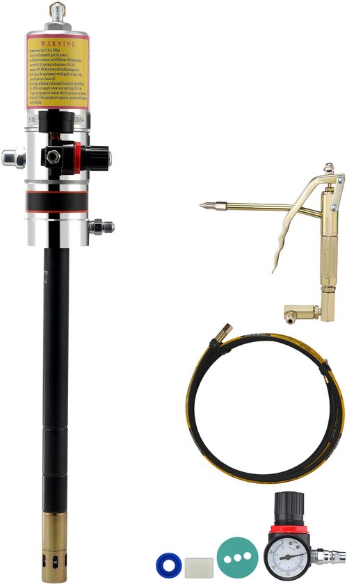 Vetpomp - Drukverhouding 50:1, Luchtbediend Met Slang Van 396cm En ...