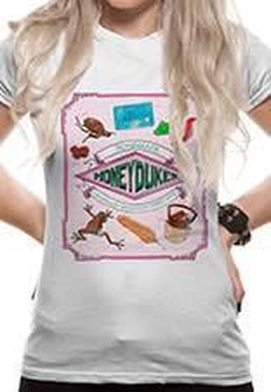 Harry Potter Honeydukes Fitted T Shirt White