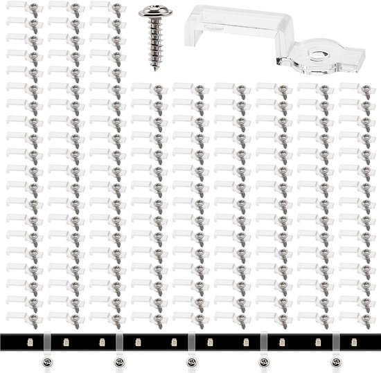 Strip Montage Clips LED Strip Beugel Licht Montage Beugel Bevestiging ...
