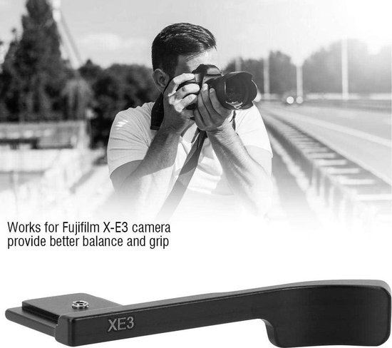 Metalen Duimgreep voor Fujifilm X-E3 Camera met Betere Balans | bol