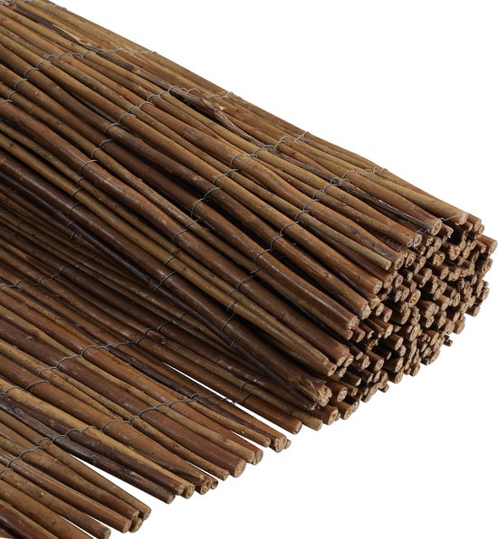 Wilgenmat 80 x 300cm ( HxB) Wilgenmatten wilgenrol tuinscherm ...