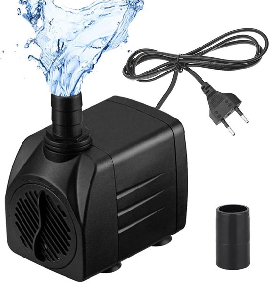 Mini-waterpomp (600 l/h 10 W) ultrastil met hoge slag fonteinpomp - 15 ...
