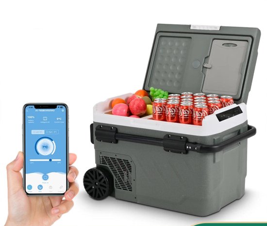 Koelkast - Auto koelkast - Draagbare Compressor Koelbox - Elektrische Vriesbox - voor... | bol