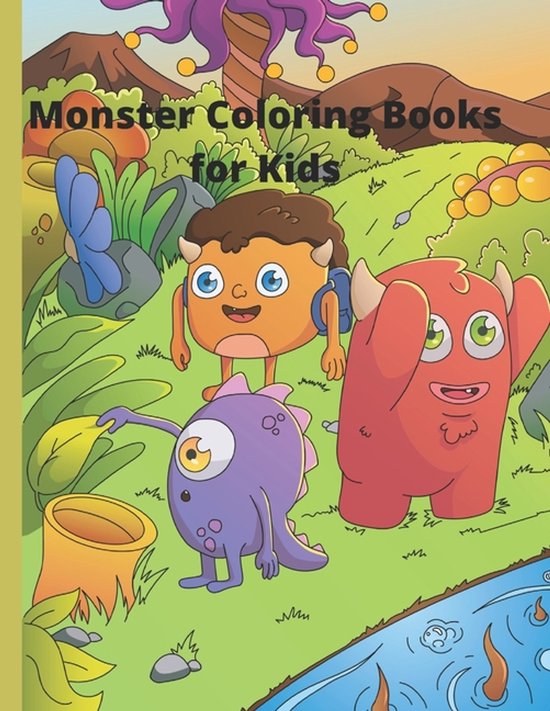 Monster Coloring Books for Kids, Abderrahim As | 9798862295511 | Boeken ...