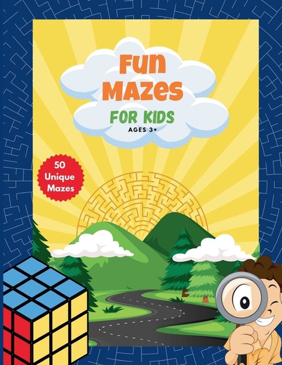 Fun Mazes for kids Ages 3+ 50 unique mazes, Jaya's Little Hearts ...