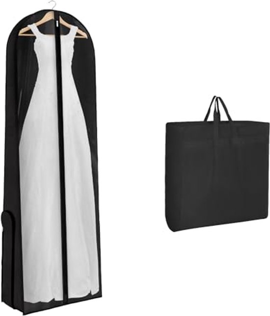 KEEGH Trouwjurk Kledingtas, Lange 180cm Kledingtas, Trouwjurk Kledingtas, Opvouwbaar... | bol