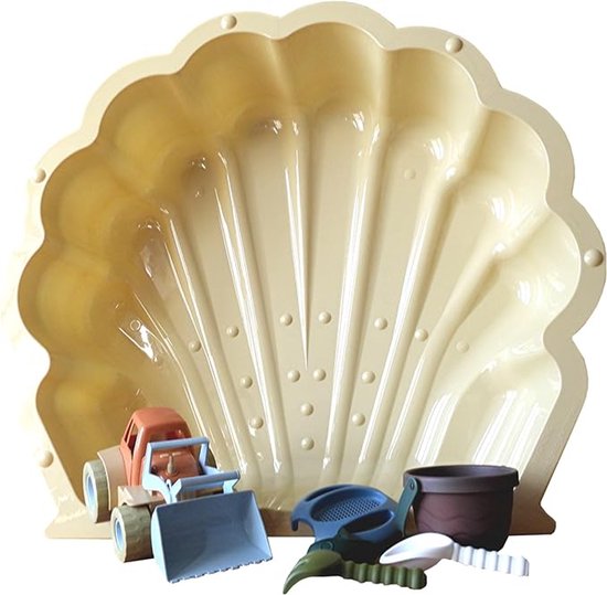 Schelp Zandbak met Deksel - Zand en Water Schelp - Speelgoed - Top ...