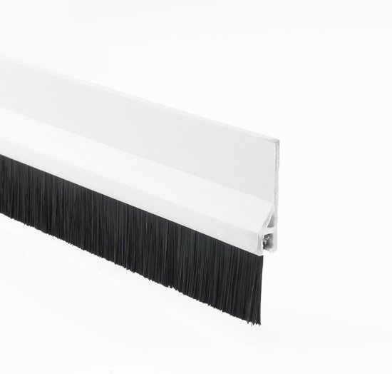 Aluminium Deurafdichting met Borstel - 98 cm, Zelfklevend, Perfect ...
