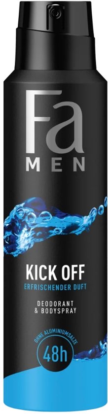 Fa Men - Deodorant Lichaamsspray - Kick-Off - Verfrissend - 48 uur ...