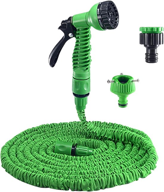 Flexibele tuinslang - 7 functies - 7,5 meter - groen | bol