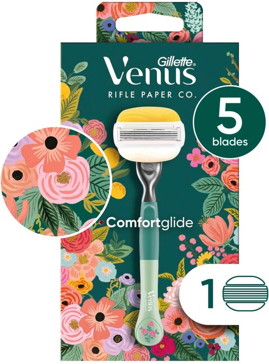 Gilette Venus - Rifle Paper Co. ComfortGlide - 1 duurzaam handvat / 1 ...