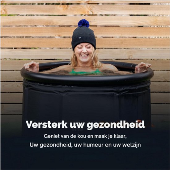 IJsbadton voor Atleten met Afdekking - 75 cm Draagbare IJsbad voor ...