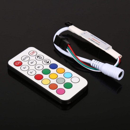 21 Keys IR Remote Control for RGB LED Strip Lights - Wireless Dimmer ...
