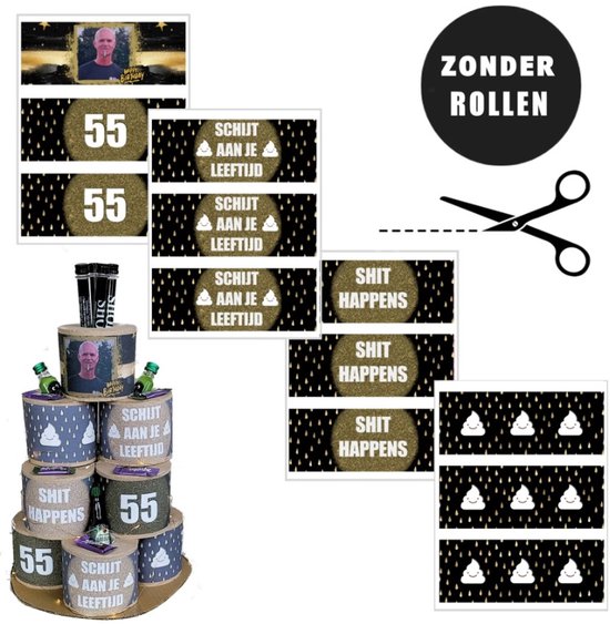 Wikkels schijt aan je leeftijd taart zwart mannen met foto - gedrukte ...