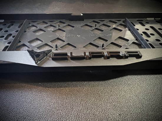 Cupra - BSMN Custom Made Kentekenplaat Houder - Lasersnijtechnologie ...
