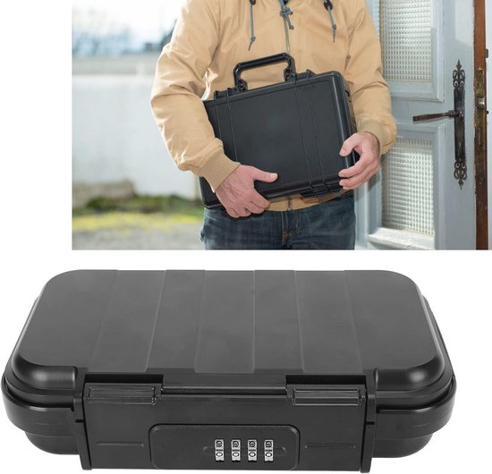 Draagbare Brandwerende Kluis voor Thuis en Reizen - Waterdichte Mini ...