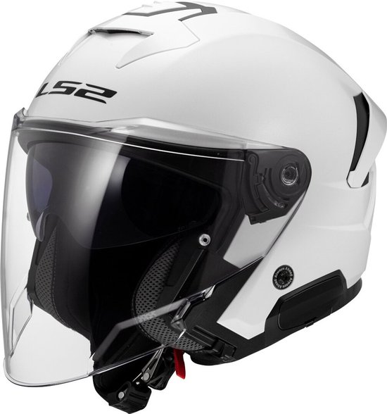 LS2 OF618 Verso II Solid Wit Jethelm - Maat L - Helm | bol