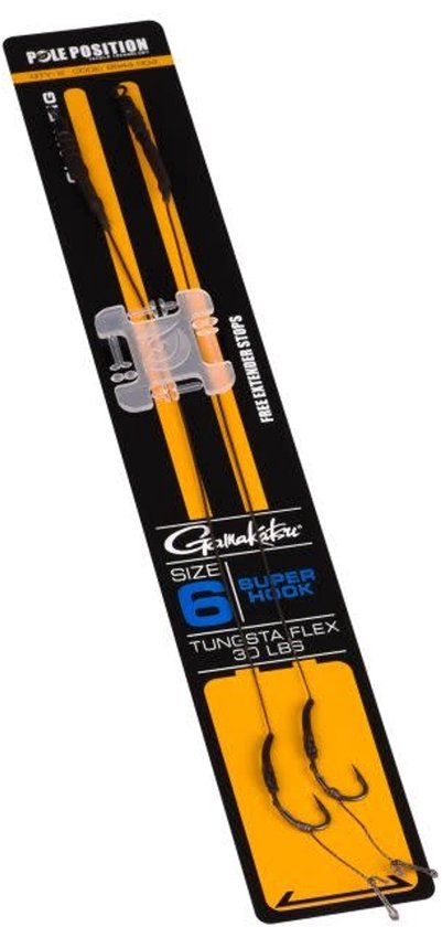 Pole Position Claw Rig 20cm (2 pcs) - Maat : Haak 6 | bol