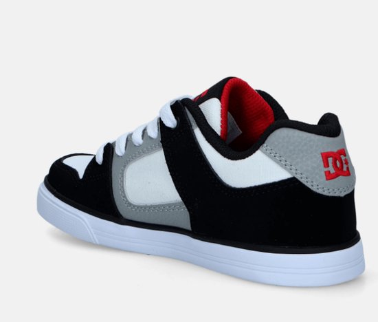 DC Uni Sneaker Pure White/Black/Red MULTICOLOR 35 | bol
