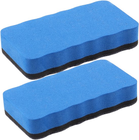 By Qubix whiteboard wisser magnetisch - blauw - 10.2x5.5x2cm ...