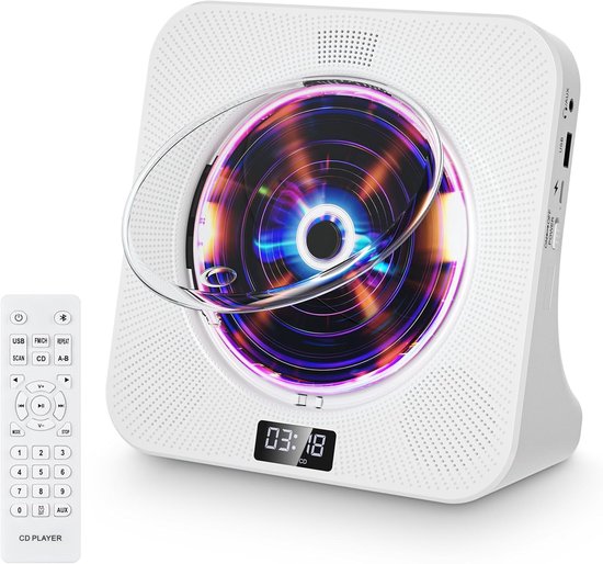 Draagbare CD Speler met Bluetooth, Desktop CD Speler met Luidsprekers ...