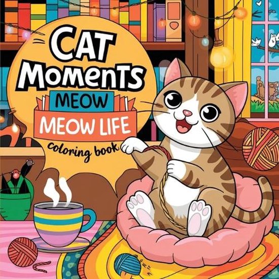 Cat Moments Coloring Book for Cat Lovers, Laura Bidden | 9783537311900 ...