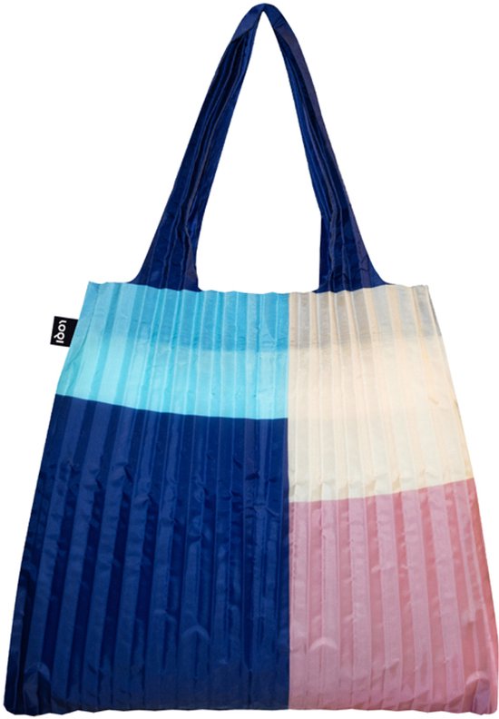 LOQI Bag Large - Pleated Cloud | bol