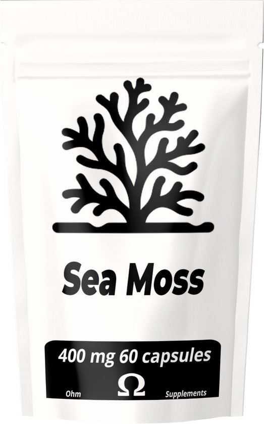 Ohm - Sea Moss 400 mg 60 capsules Per Capsule Vegan - Superfood ...