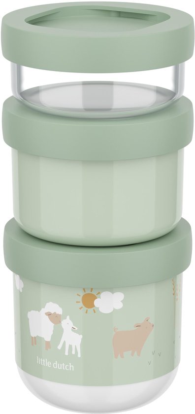 Mepal Mio snackbox stack 3-delig Little Dutch - 100 + 175 + 275 ml ...