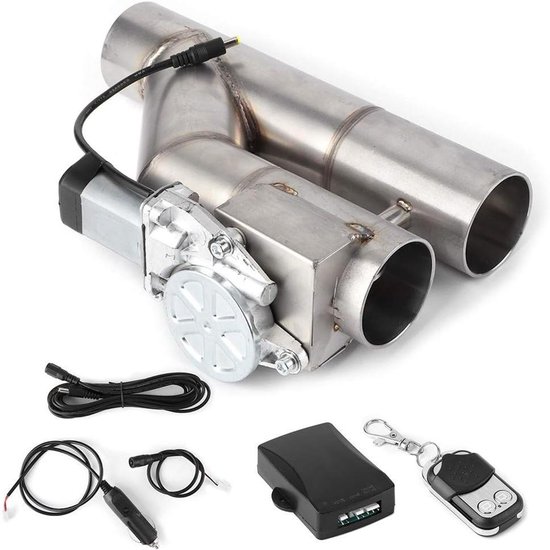 Electric Y Pipe Exhaust Regulator Cutout Dual Valve Wireless Remote ...