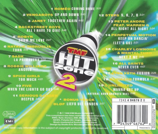 Tmf Hitzone 2, various artists | CD (album) | Muziek | bol