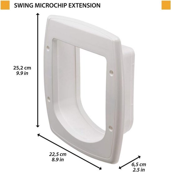 Uitbreiding voor microchip katten- en honden draaideuren - Tunnelmodule ...