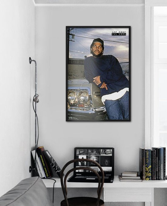Ice Cube Poster – Hip Hop Legende – Urban Vintage Stijl – 91.5 x 60 cm ...