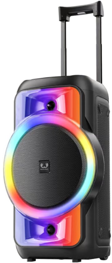 Fresh ’n Rebel draadloze partyspeaker met microfoon en Ledverlichting Lichteffecten... | bol