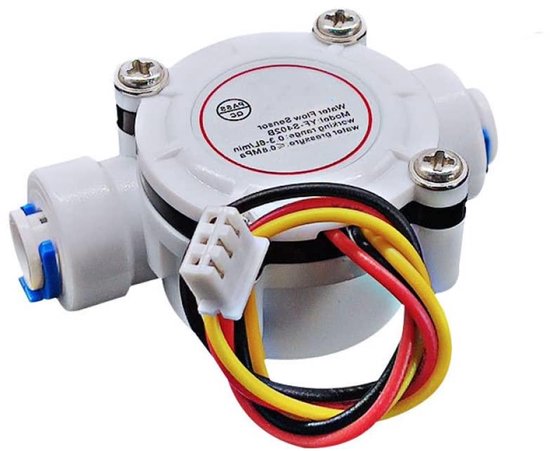 Water Flow Hall Sensor 0.3-6L/min 1/4 "Switch Hall Effect Flowmeter ...