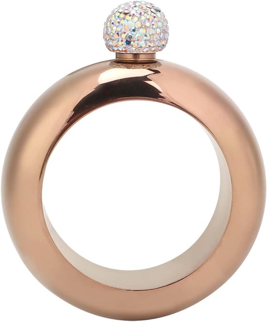 Armband Kolf Rvs Wijn/Alcohol Kruik Pols Heupfles Trechter Gift voor ...