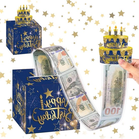 Surprise Box Mystery Geld Gift Verjaardag voor Kinderen en Volwassenen ...